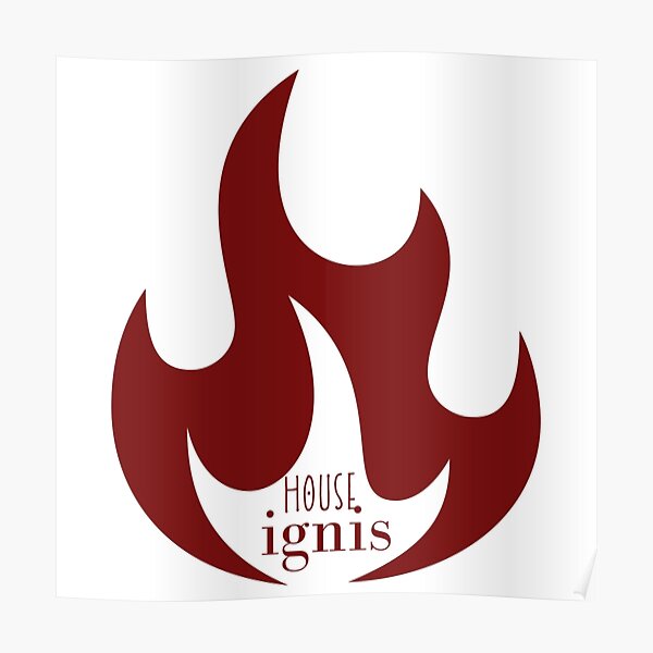 "House Ignis Zodiac Academy Houses Sticker Value Pack" Poster for Sale ...