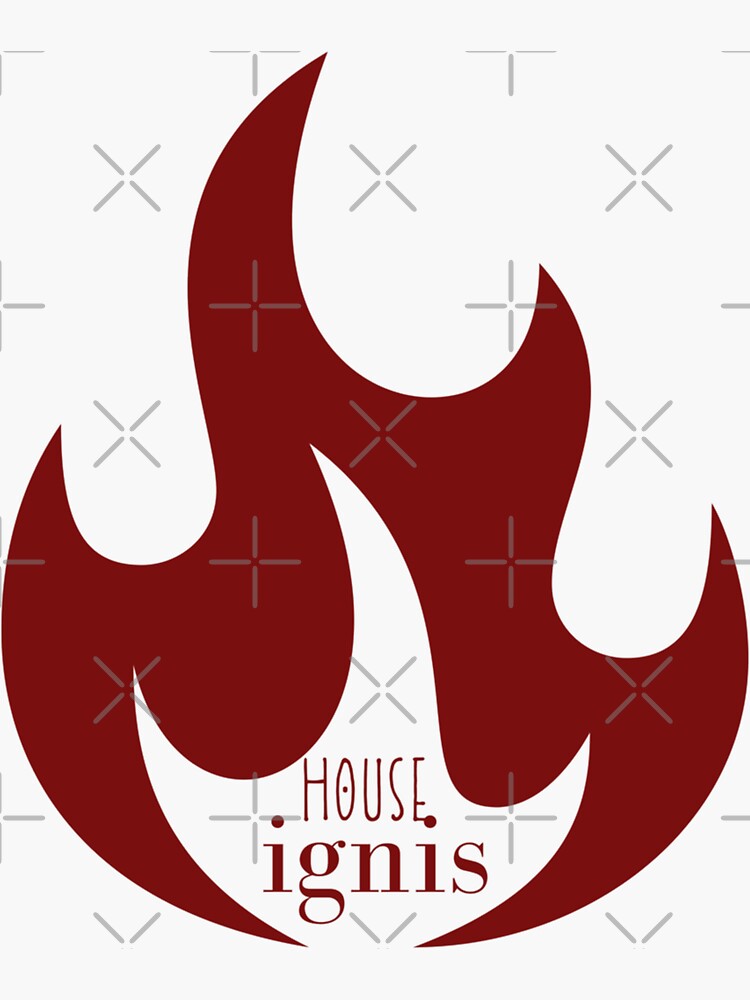 Pegatina «Paquete económico de pegatinas House Ignis Zodiac Academy ...