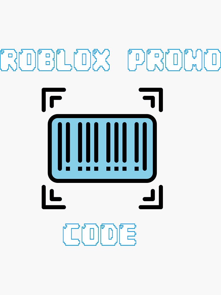 "Roblox Promo Code Funny roblox gamercode Classic " Sticker by RedbOune ...
