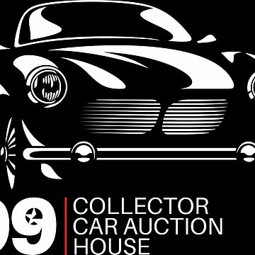 "Classic car. 99 COLLECTOR CAR AUCTION HOUSE" Greeting Card for Sale by ...