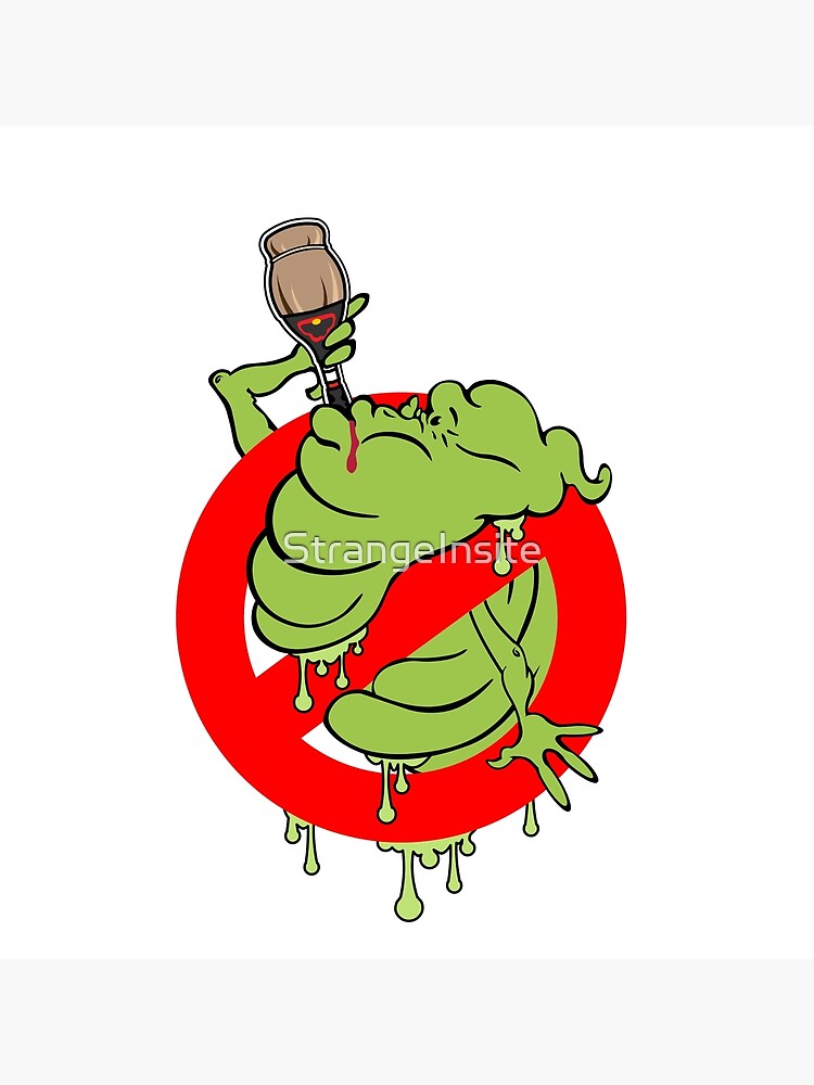 "Slimer no Ghost design" Poster for Sale by StrangeInsite | Redbubble