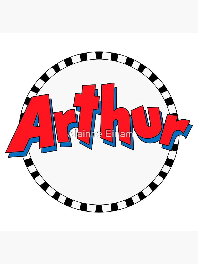 "Arthur Logo" Poster for Sale by alaieina | Redbubble