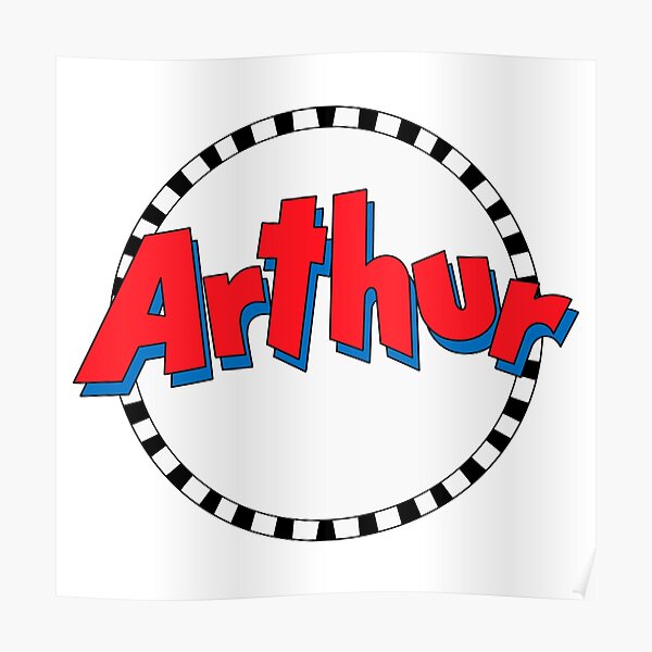 "Arthur Logo" Poster for Sale by alaieina | Redbubble