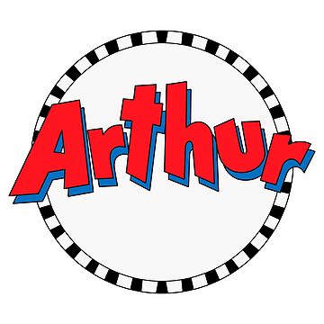 "Arthur Logo" Sticker for Sale by Alainne Einam | Redbubble