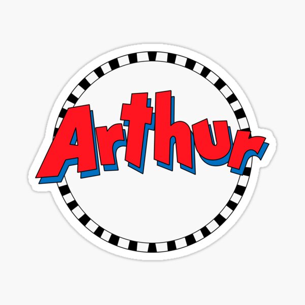 "Arthur Logo" Sticker for Sale by alaieina | Redbubble
