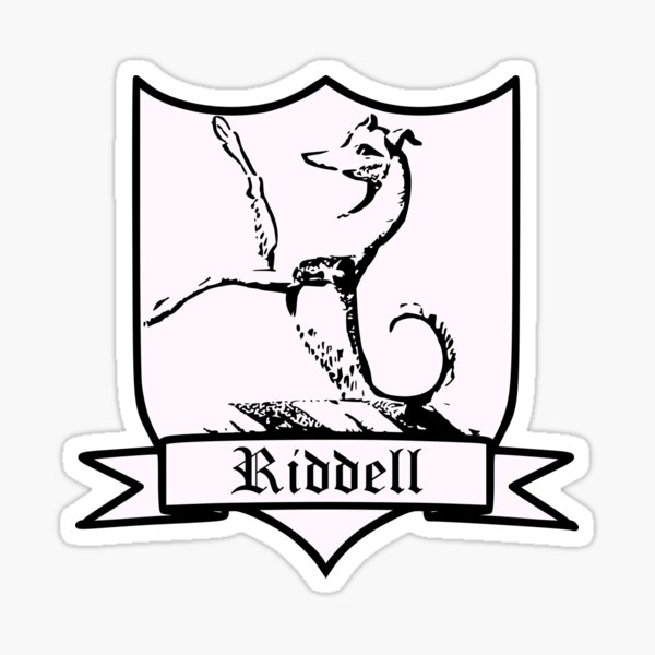 "Riddell Surname Crest" Sticker by ljrigby | Redbubble