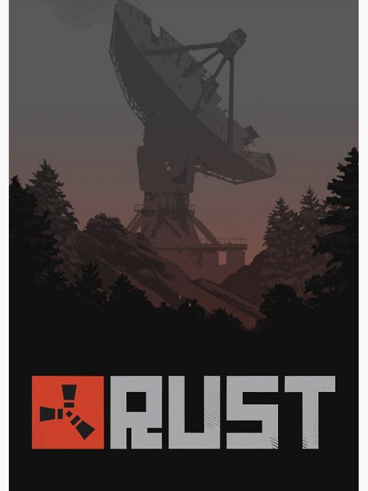 "rust game" Poster for Sale by badrshop1 | Redbubble