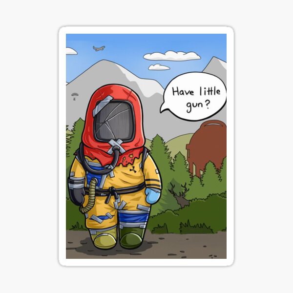 "rust game" Sticker for Sale by badrshop1 | Redbubble