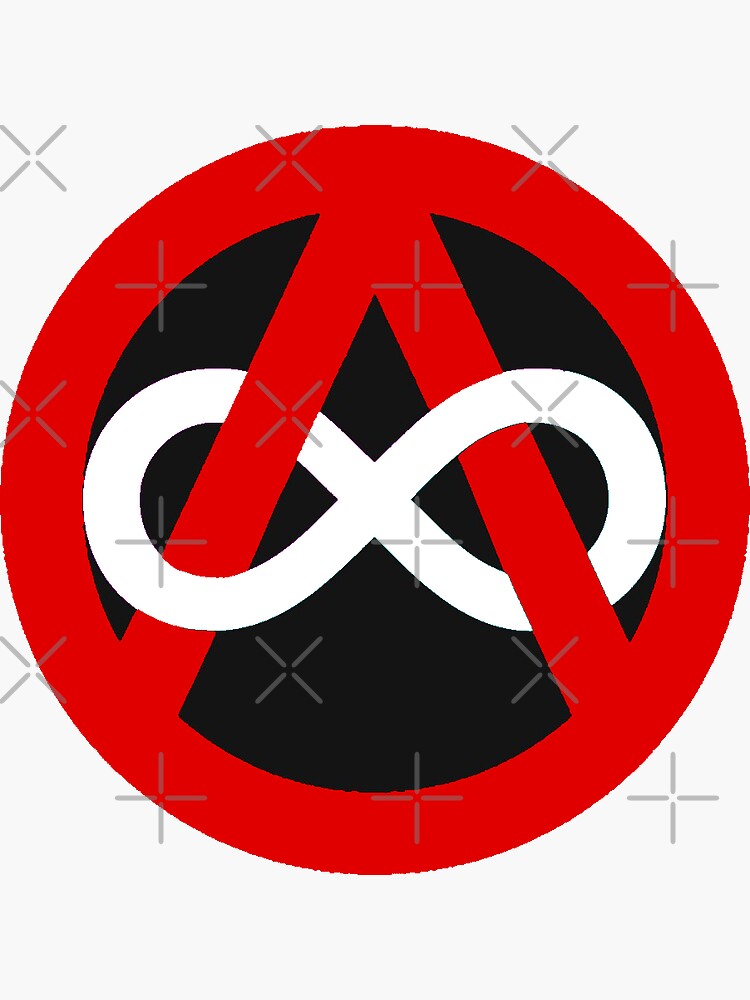 "Autistic Anarchy" Sticker for Sale by TheAtomicCat | Redbubble
