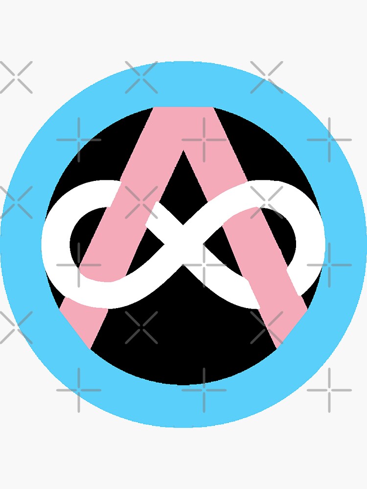 "Trans Autistic Anarchy" Sticker by TheAtomicCat | Redbubble
