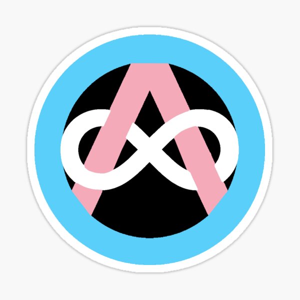 "Trans Autistic Anarchy" Sticker by TheAtomicCat | Redbubble