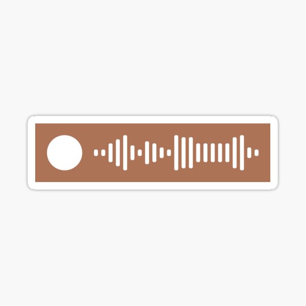 "Happiness Spotify Code - Taylor Swift Evermore" Sticker for Sale by ...