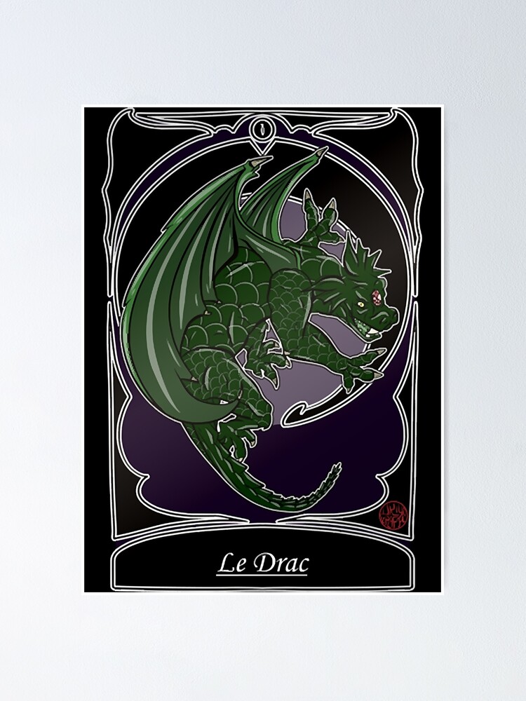 "Le Drac - folklore Alpes Provence Auvergne " Poster by pergqrel ...