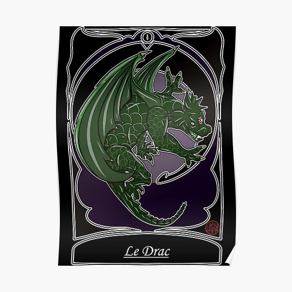 "Le Drac - folklore Alpes Provence Auvergne " Poster by pergqrel ...