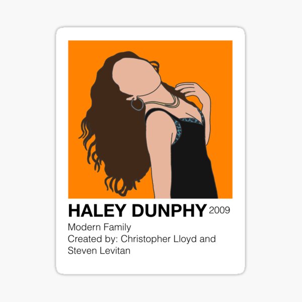 "Haley Dunphy Pantone" Sticker by maureenpollock | Redbubble