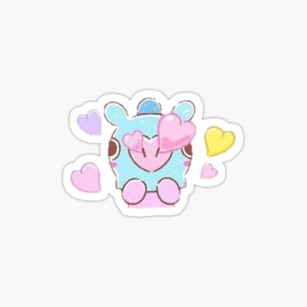 "Hearty Mang" Sticker by Clarisse777 | Redbubble