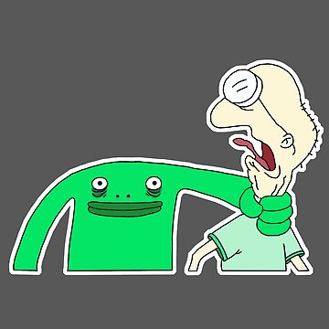 "Smiling Friends - Mr. Frog" Sticker for Sale by jennamcasey | Redbubble
