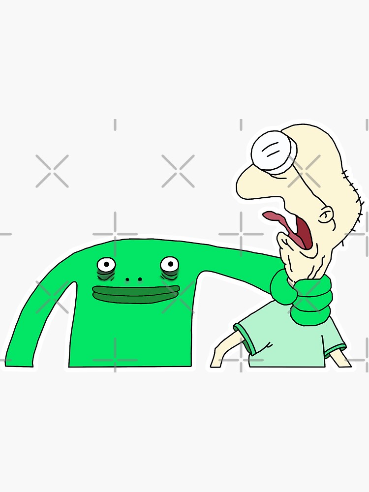 "Smiling Friends - Mr. Frog" Sticker for Sale by jennamcasey | Redbubble