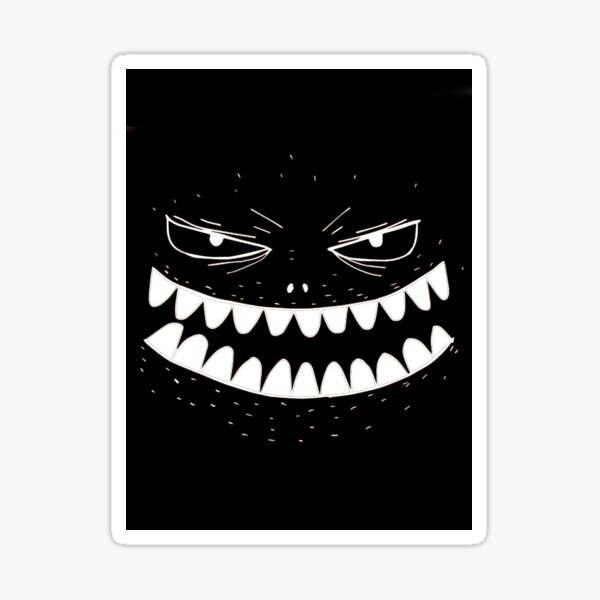 "Evil laugh" Sticker by Mc99Creation | Redbubble