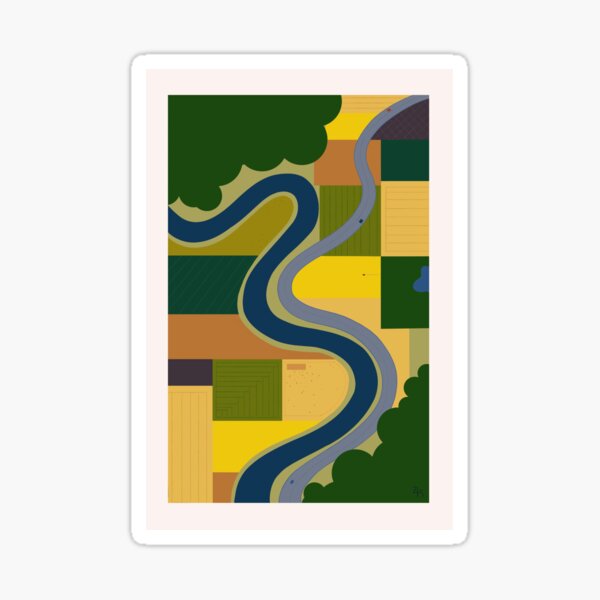 "Scenic Palouse" Sticker by RoeyZamboni | Redbubble