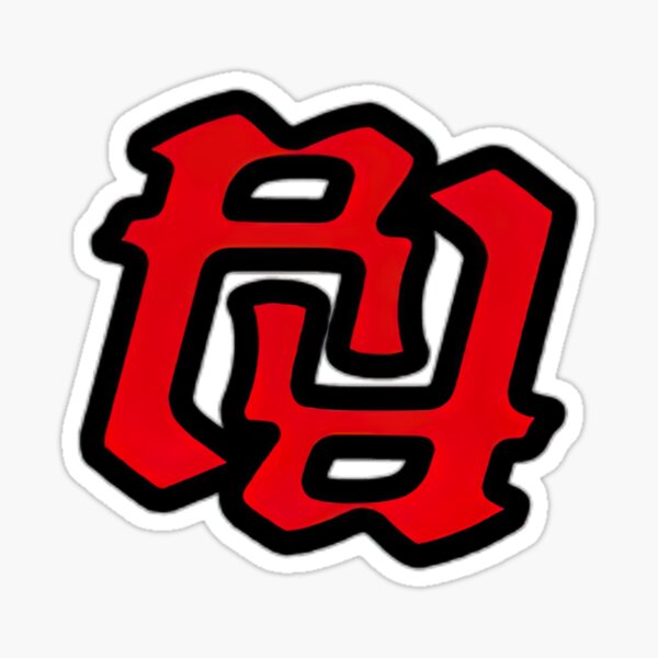 "Red Kankan RR " Sticker for Sale by tylermarcelle | Redbubble