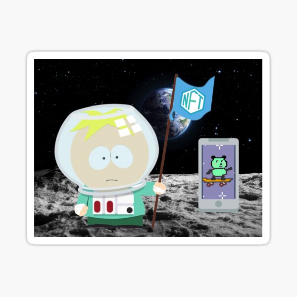 "Butters and NFT" Sticker by Toadlyart | Redbubble