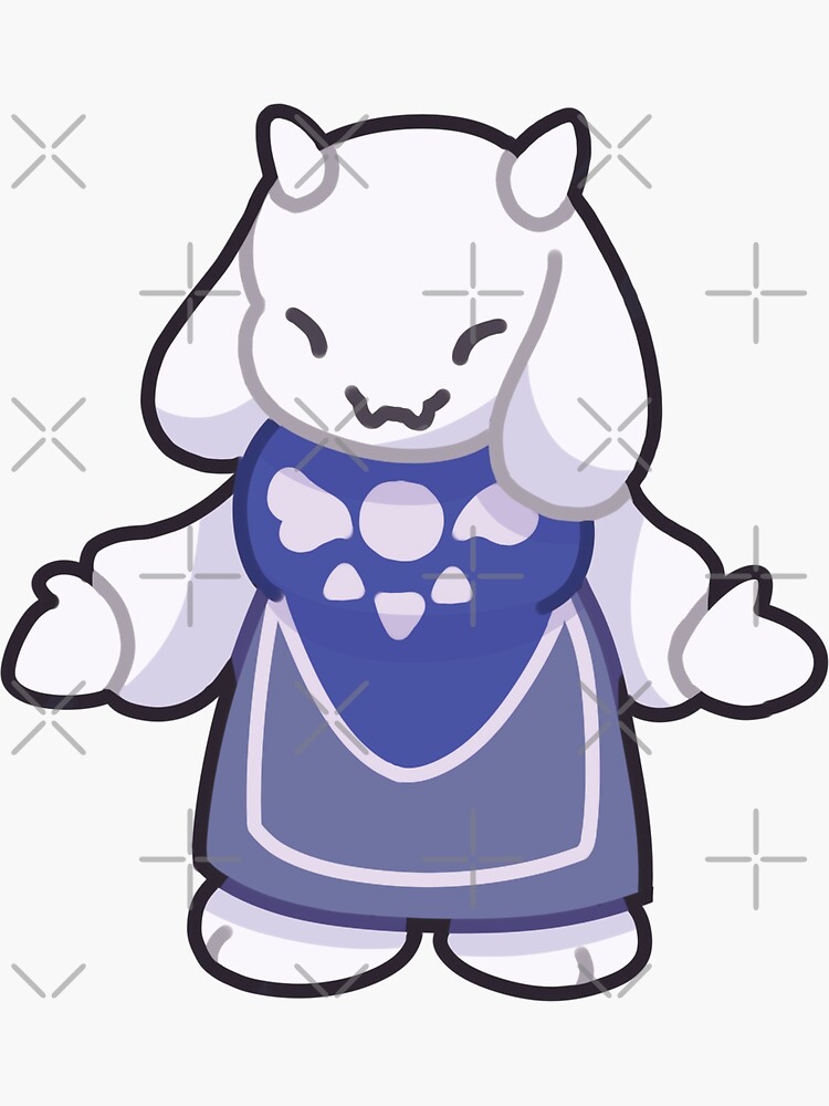 "Cute Toriel Hug" Sticker for Sale by Metasaki | Redbubble
