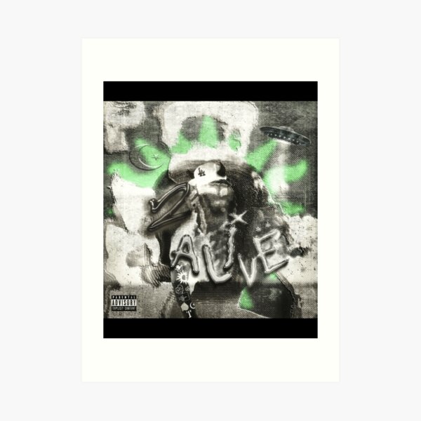 "Yeat 2 Alive Album Cover " Art Print by tylermarcelle | Redbubble