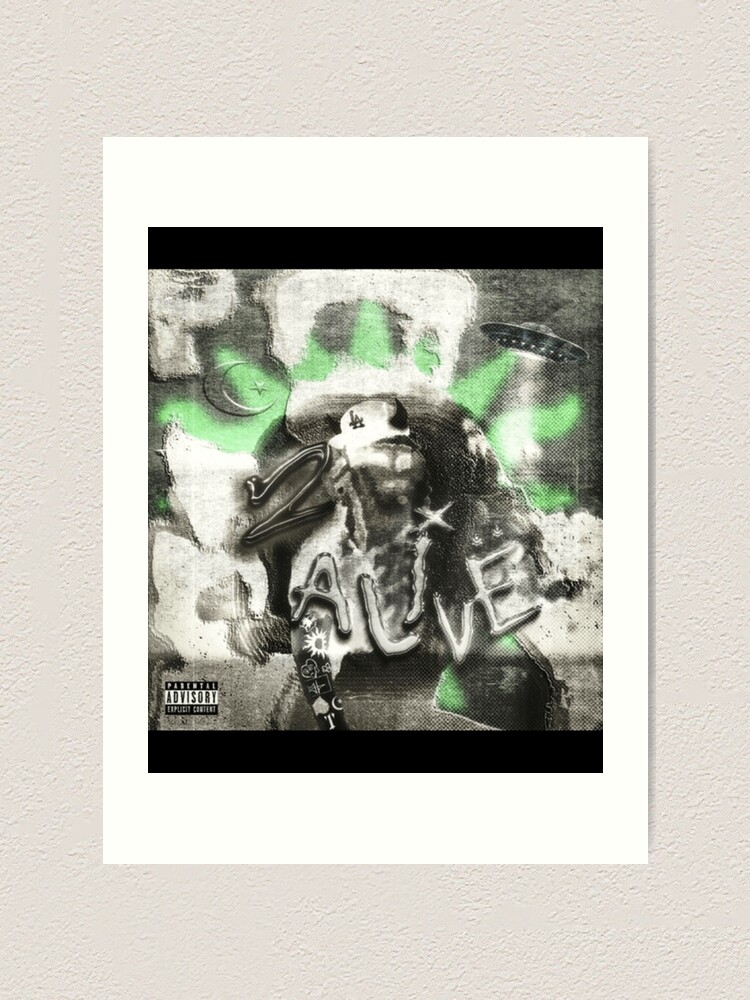 "Yeat 2 Alive Album Cover " Art Print by tylermarcelle | Redbubble