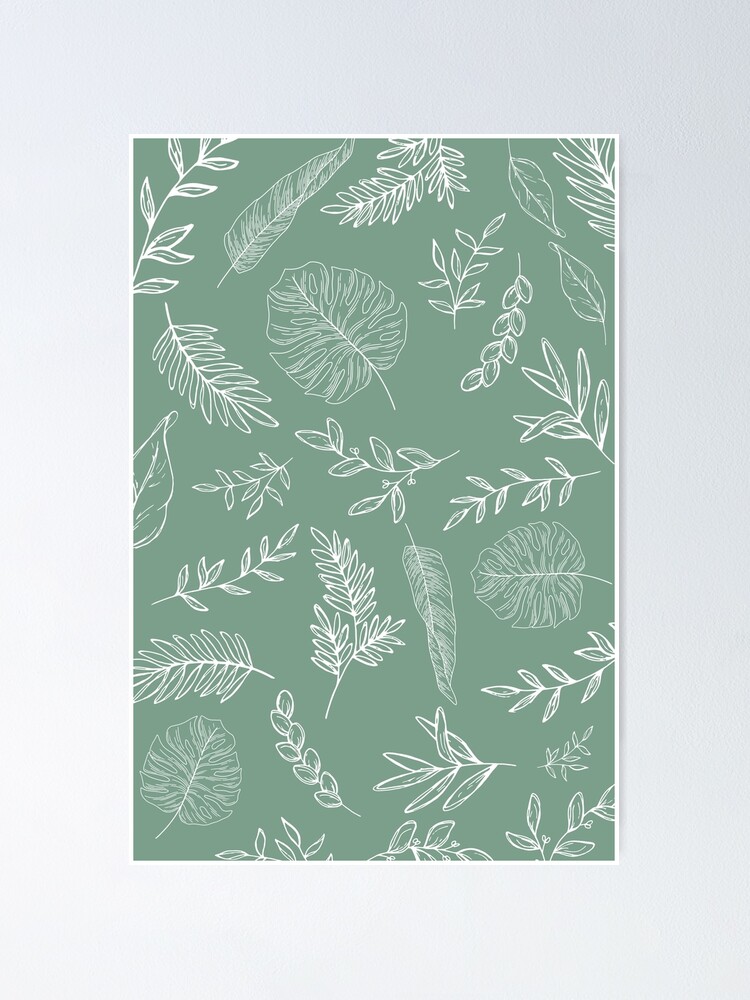 "Aesthetic Leaves and Vines" Poster for Sale by DreamOff | Redbubble