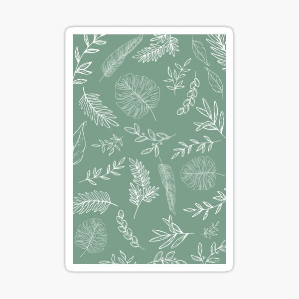 "Aesthetic Leaves and Vines" Sticker by DreamOff | Redbubble