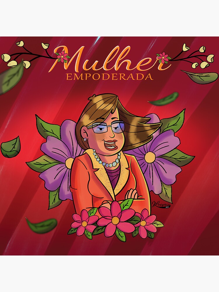 "Mulher empoderada." Sticker by jonathanlourenc | Redbubble