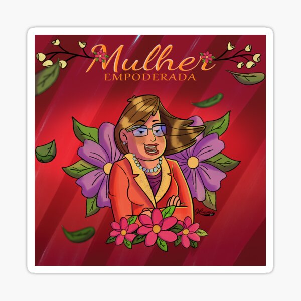 "Mulher empoderada." Sticker by jonathanlourenc | Redbubble