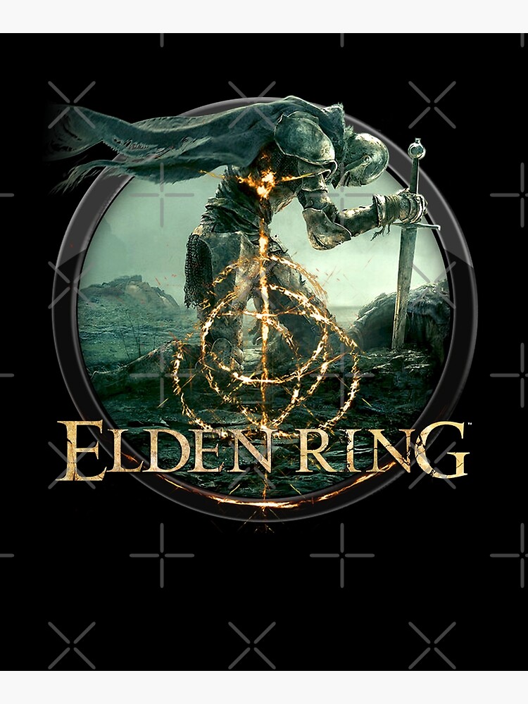 Elden Ring Logo Knight Templar Video Game Premium Matte Vertical Poster ...