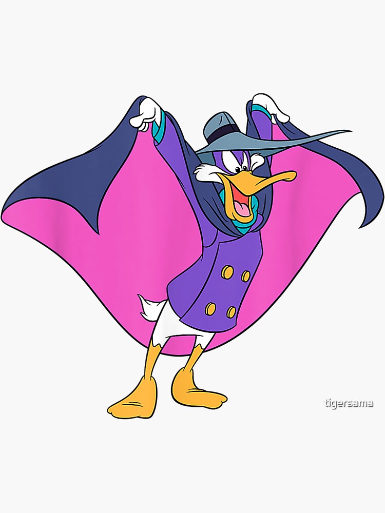 "Darkwing Duck Cute Beautiful Pink" Sticker by tigersama | Redbubble