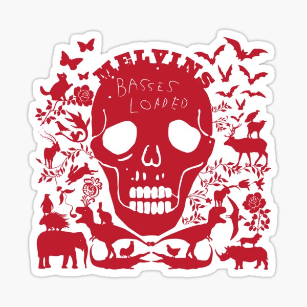 "MELVINS - HOUDINI" Sticker by Jarredelez | Redbubble