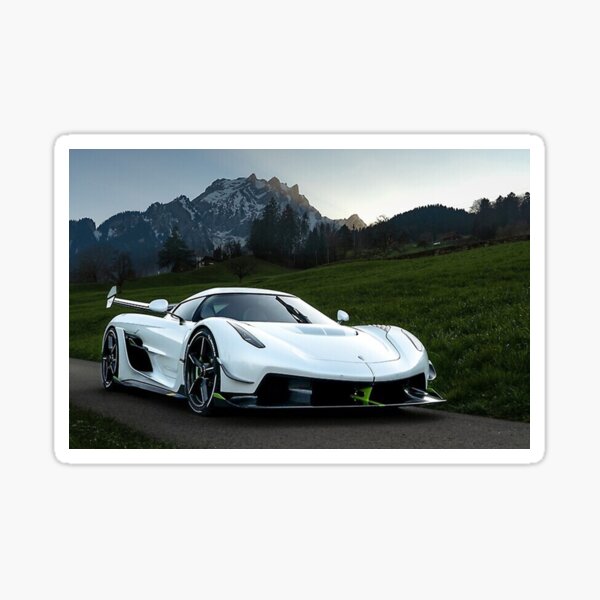 "Koenigsegg AESTHETIC" Sticker by cardonarudolph | Redbubble