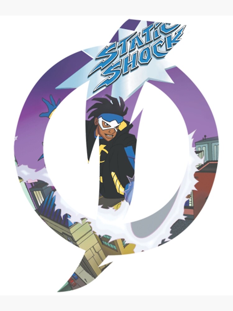 "Static Shock Logo " Poster for Sale by SauerErik | Redbubble