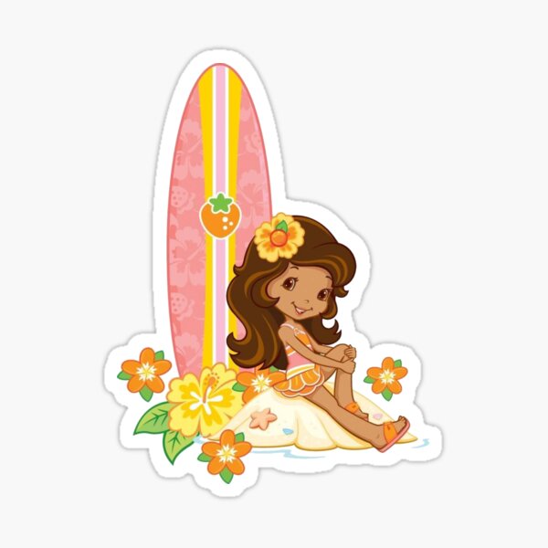 "strawberry shortcake surf coconut girl" Sticker for Sale by ...