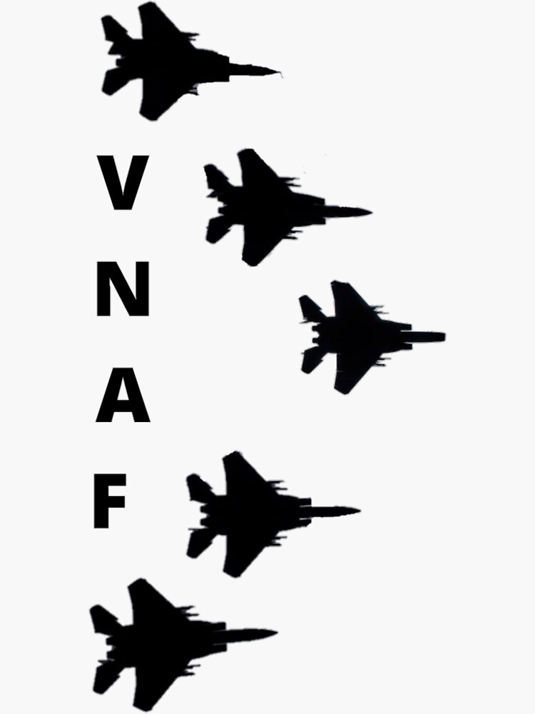 "vnaf,air force.vnaf" Sticker by Nebojsa89 | Redbubble