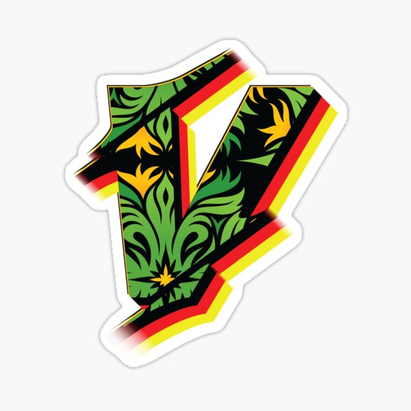 "Retro V" Sticker for Sale by jain-ravi002 | Redbubble