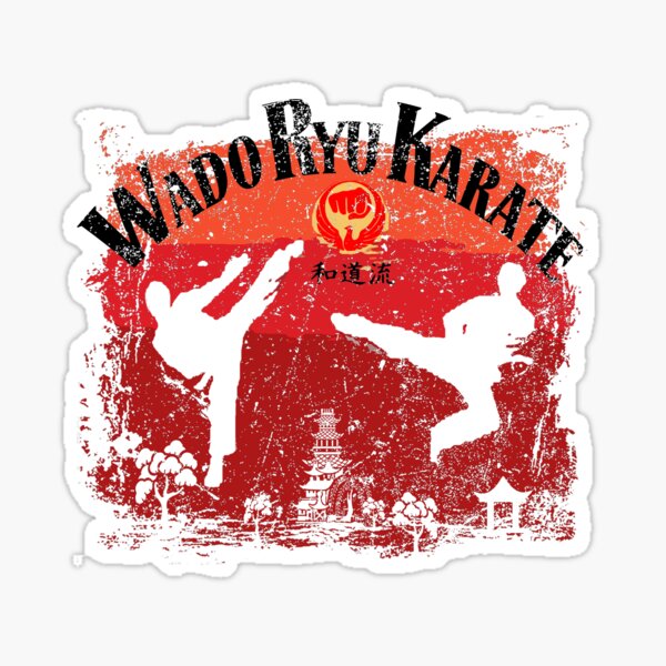 "Age Worn Vintage Wado Ryu Karate Dojo Sign, Retro Martial Arts Design ...