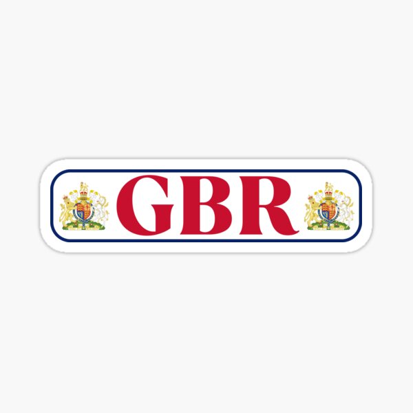 GBR 3 Letter Code United Kingdom Sticker By FedSherDesign Redbubble gbr-3-letter-code-united-kingdom-sticker-by-fedsherdesign-redbubble