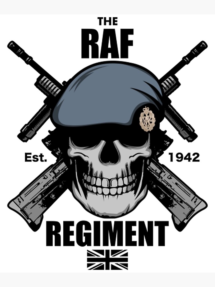"Raf Rock Apes, RAF Regiment" Poster for Sale by JosephinART | Redbubble