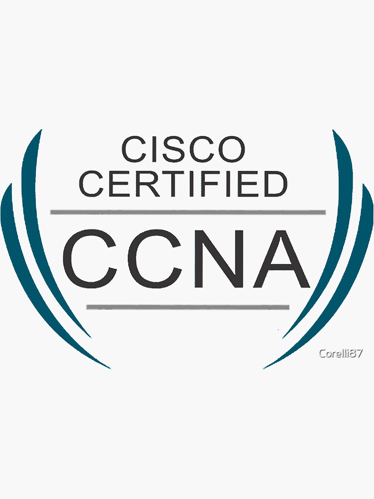 "Cisco Certified Network Associate CCNA Badge Classic" Sticker for Sale ...
