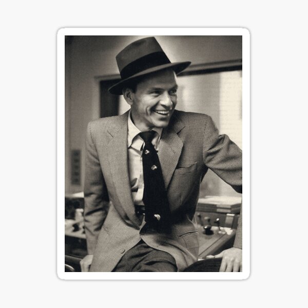 "Frank Sinatra - Poster Classic ." Sticker by taylojana | Redbubble
