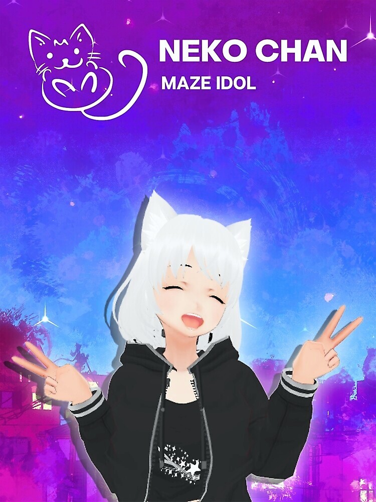 "Neko Chan Official" Poster for Sale by ruthmarvin354 | Redbubble