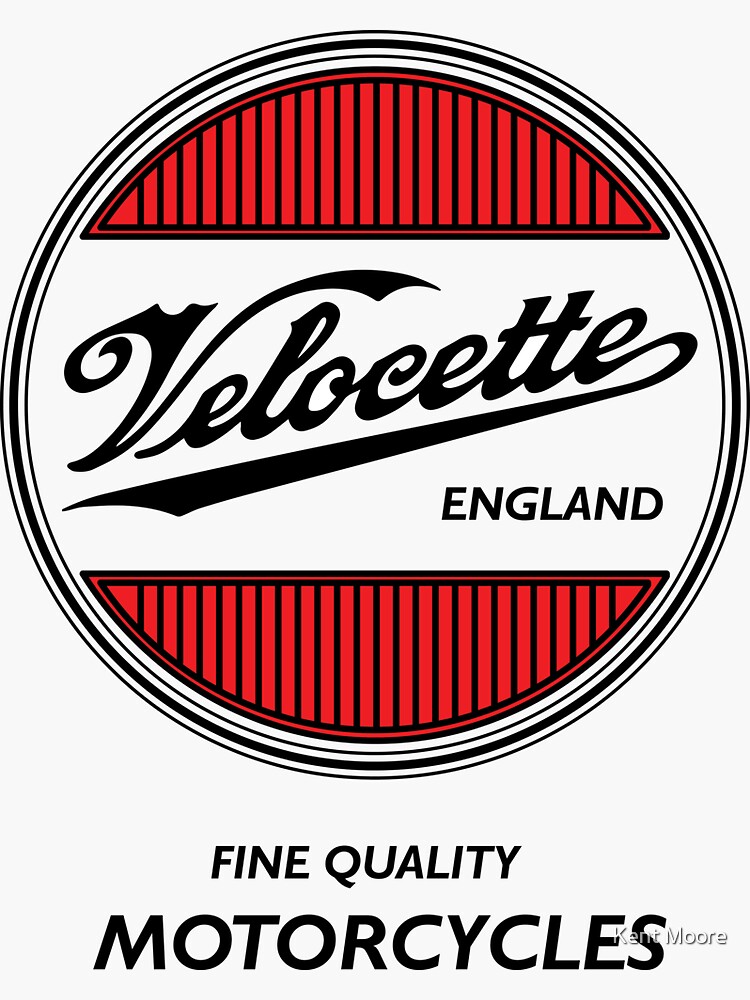 "Velocette" Sticker for Sale by alexbullrush | Redbubble