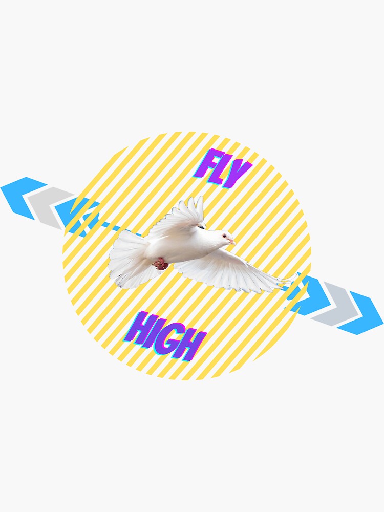 "Fly High" Sticker by JesseJJ77 | Redbubble