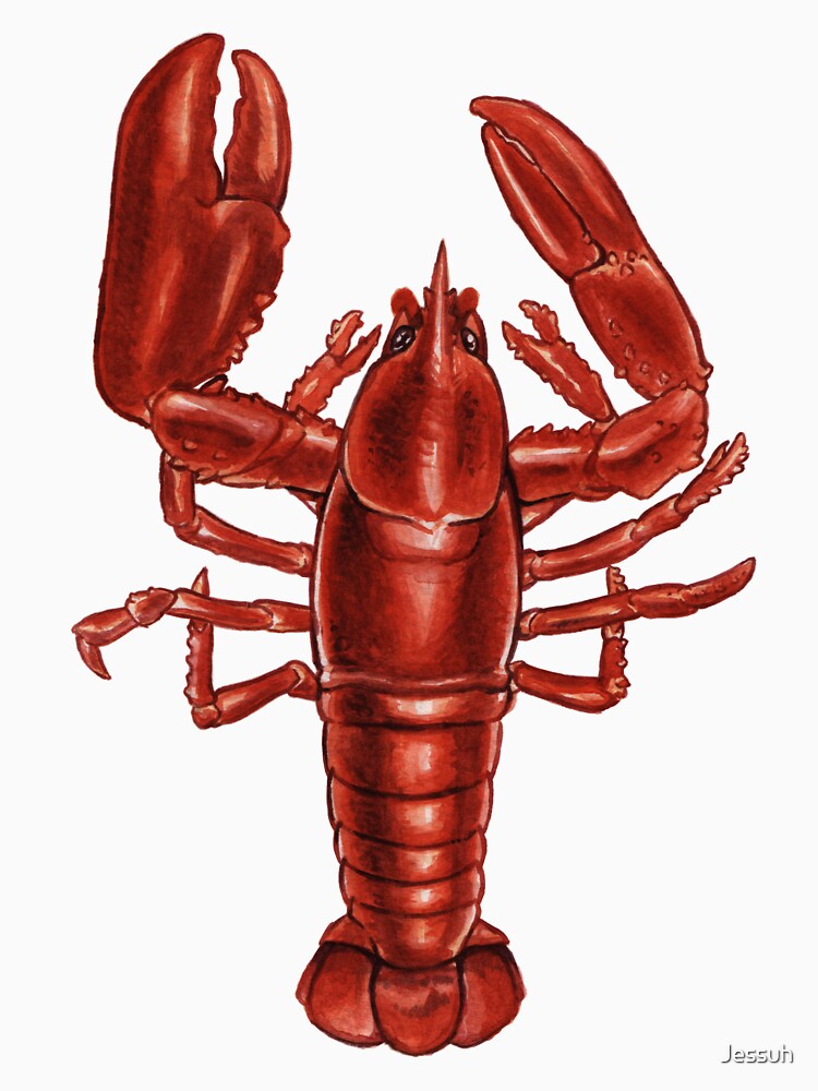 "Little Red Lobster" T-shirt by Jessuh | Redbubble